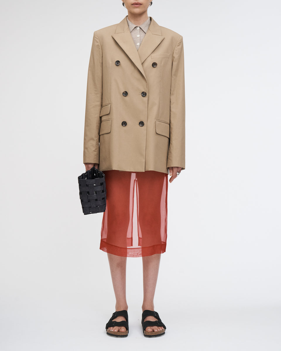 Billet Double Breasted Blazer – purethread