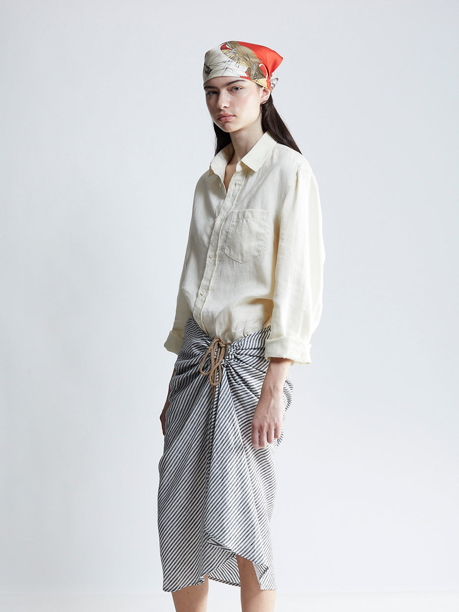 Pareo in Ticking Stripe – purethread